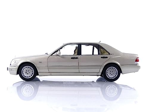 Norev 1997 S600 Smoke Silver Metallic 1/18 Diecast Model Car 183723