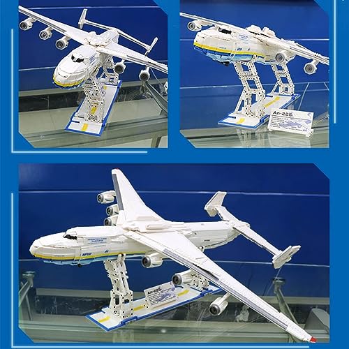 PANW An-225 Transport Aircraft Model Building Toy, Military Large Transport Airplane Model Bricks Kit, Plane Construction Set for Teens and Adults (5350PCS)