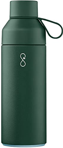 Ocean Bottle - Recycled Stainless Steel Drinks Reusable Water Bottle - Eco-Friendly & Reusable - Obsidian Black - 17 oz