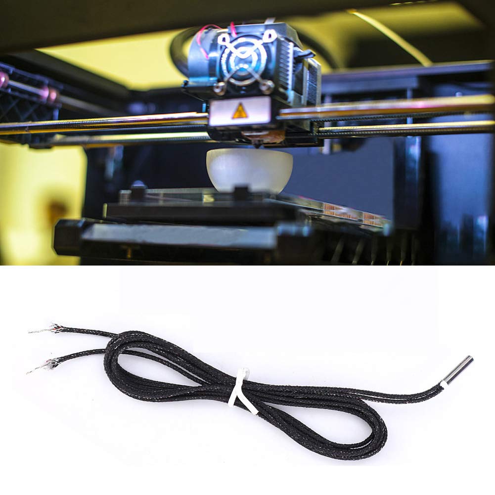 PT1000 Temperature Sensor Probe,3D Printer Temperature Probe,Temperature Probe Resistor 3D Printer Platinum Thermal Sensor