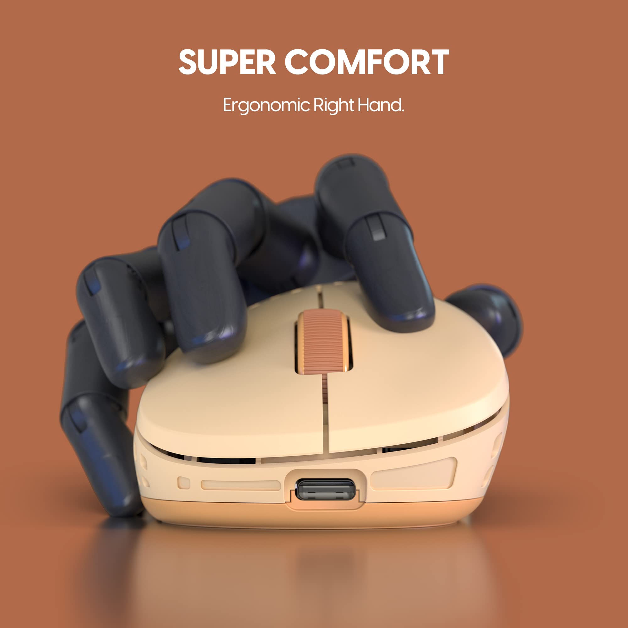 Pulsar Gaming Gears - Xlite V2 Mini Retro Edition Wireless High Performance Super Light and Fast Ergonomic Gaming Mouse 2.4Ghz 1ms 20000 DPI Optical Sensor PAW3370 (Mini, Wireless, Grey)