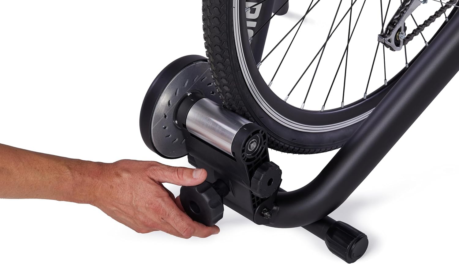 Saris Magnetic Indoor Bike Trainer, Magnetic Resistance, Compatible with Zwift App
