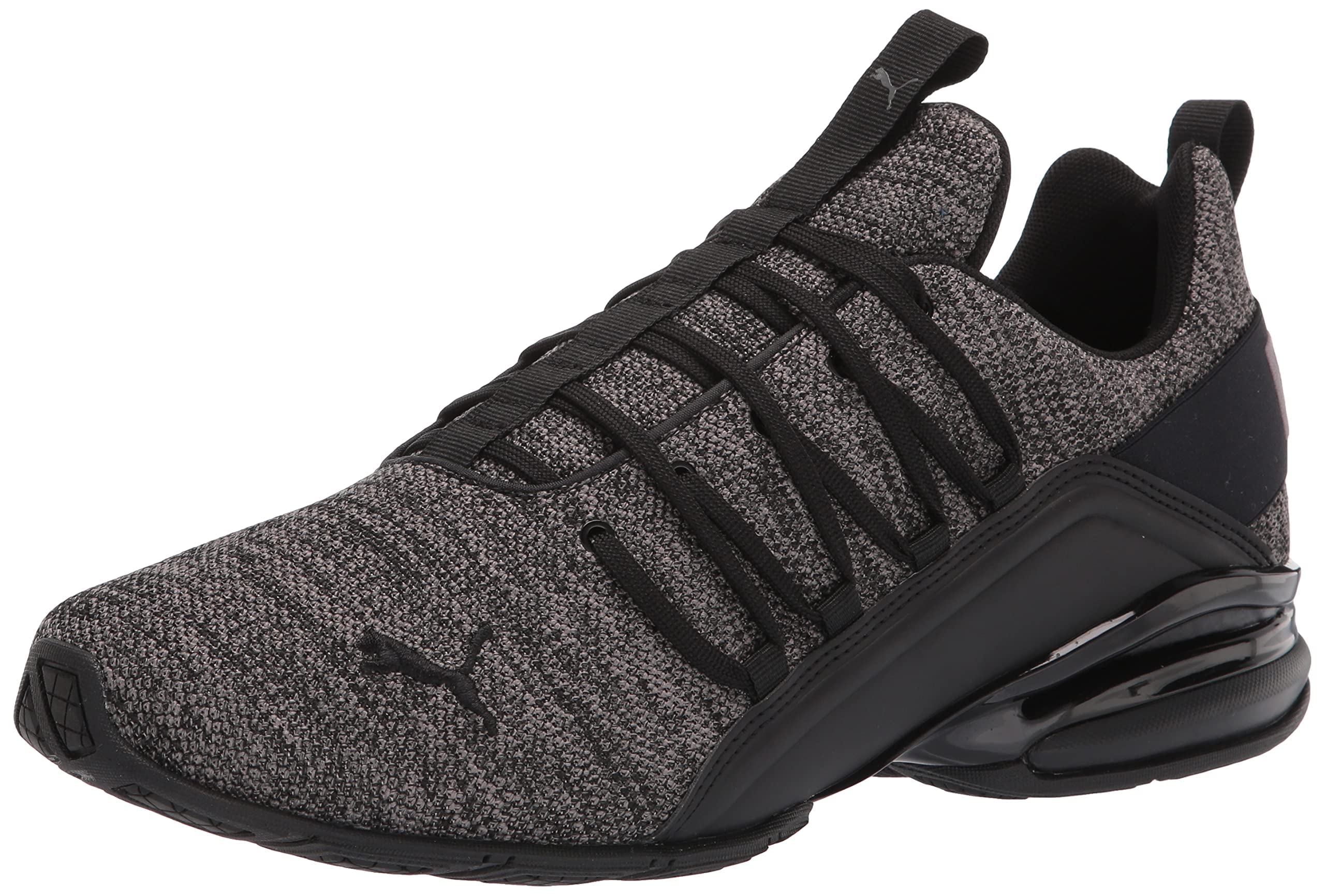 PUMA Men's AXELION MULTI Cross Training Sneaker, Puma Black-CASTLEROCK, 10.5