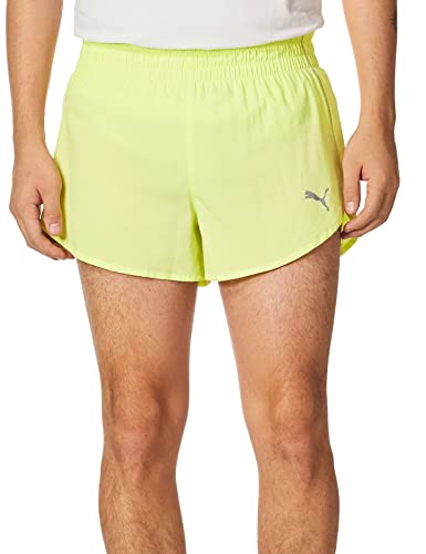 PUMA Women's Ignite 3" Shorts, Sunny Lime, M