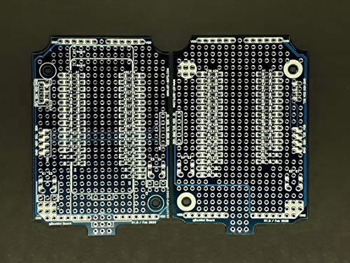 qBoxMini DIY IOT Enclosure Plus Kit (Two SMAs), IOT Enclosure for Arduino MKR Feather ESP32 Cellular LoRa WiFi board, Waterproof IP65 Enclosure with glands, prototyping PCB connectors set and Two SMAs
