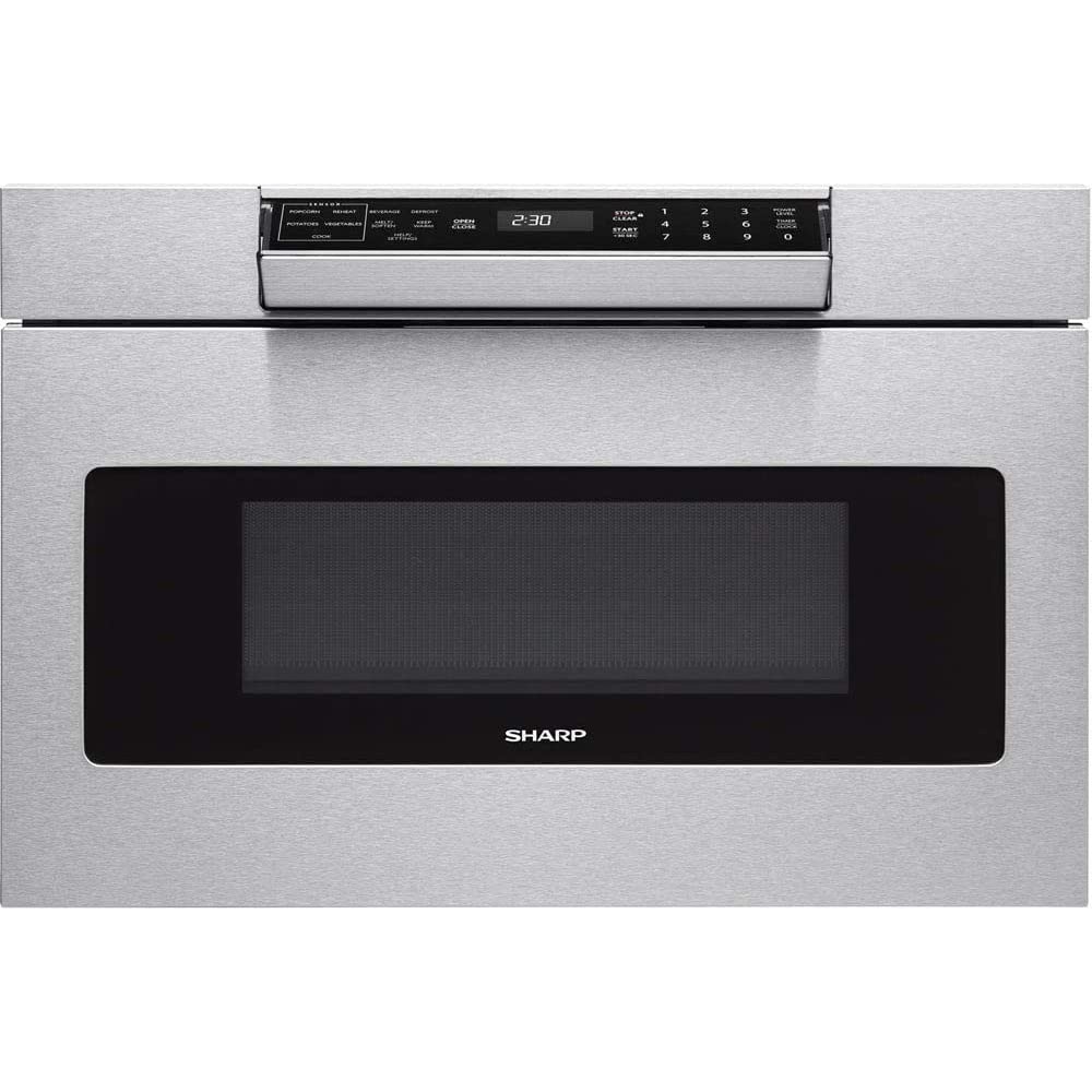 SHARP SMD3070ASY 30 inch 1.2 cu. ft. 950W Stainless Steel Microwave Drawer Oven Bundle with 3 YR CPS Enhanced Protection Pack (E93SHSMD3070ASY)