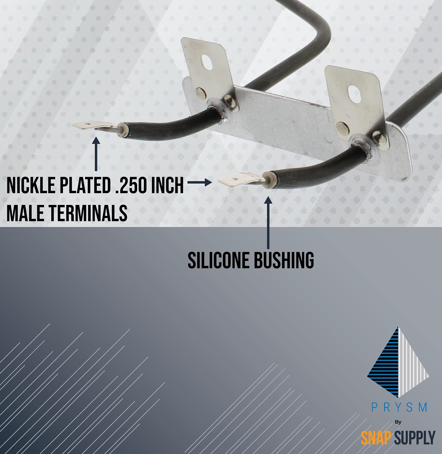 PRYSM WB44T10011 Oven Bake Element Replacement - Compatible with General Electric, Hotpoint, RCA Ranges replaces WB44T10011, WB44T10059, 820921, AH249286, EA249286, PS249286