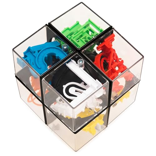 Rubik’s, Perplexus Hybrid 2 x 2 Gravity 3D Maze Game Brain Teaser Fidget Toy Puzzle Ball, for Kids & Adults Ages 8 and up