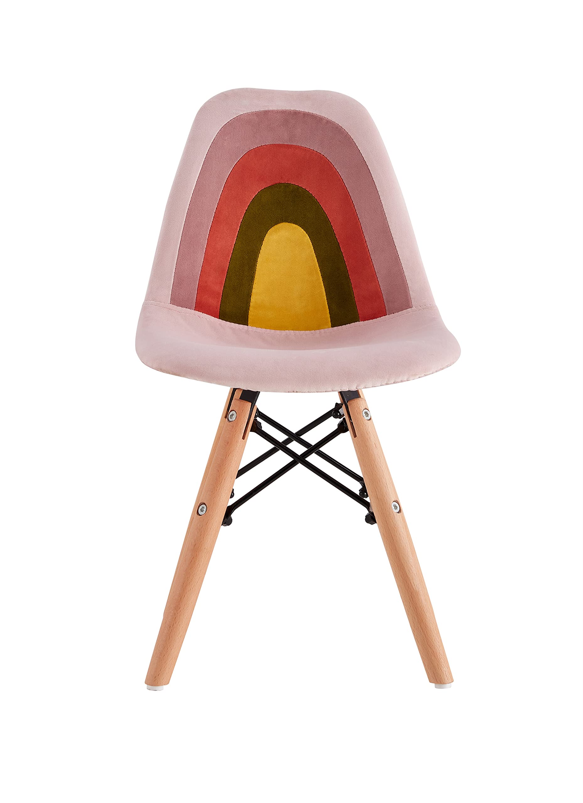 SOENS Children's Chair with Soft Padding, Wooden Legs, Colourful, Set of 29(Clean up Inventory at Ultra