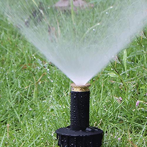 QIHONG 90/180/360 Degrees Adjustable Pop-up Lawn Sprinklers Retractable Irrigation Mist Spray Nozzle/Dripper for Lawn/Garden/Yard/Planter Beds