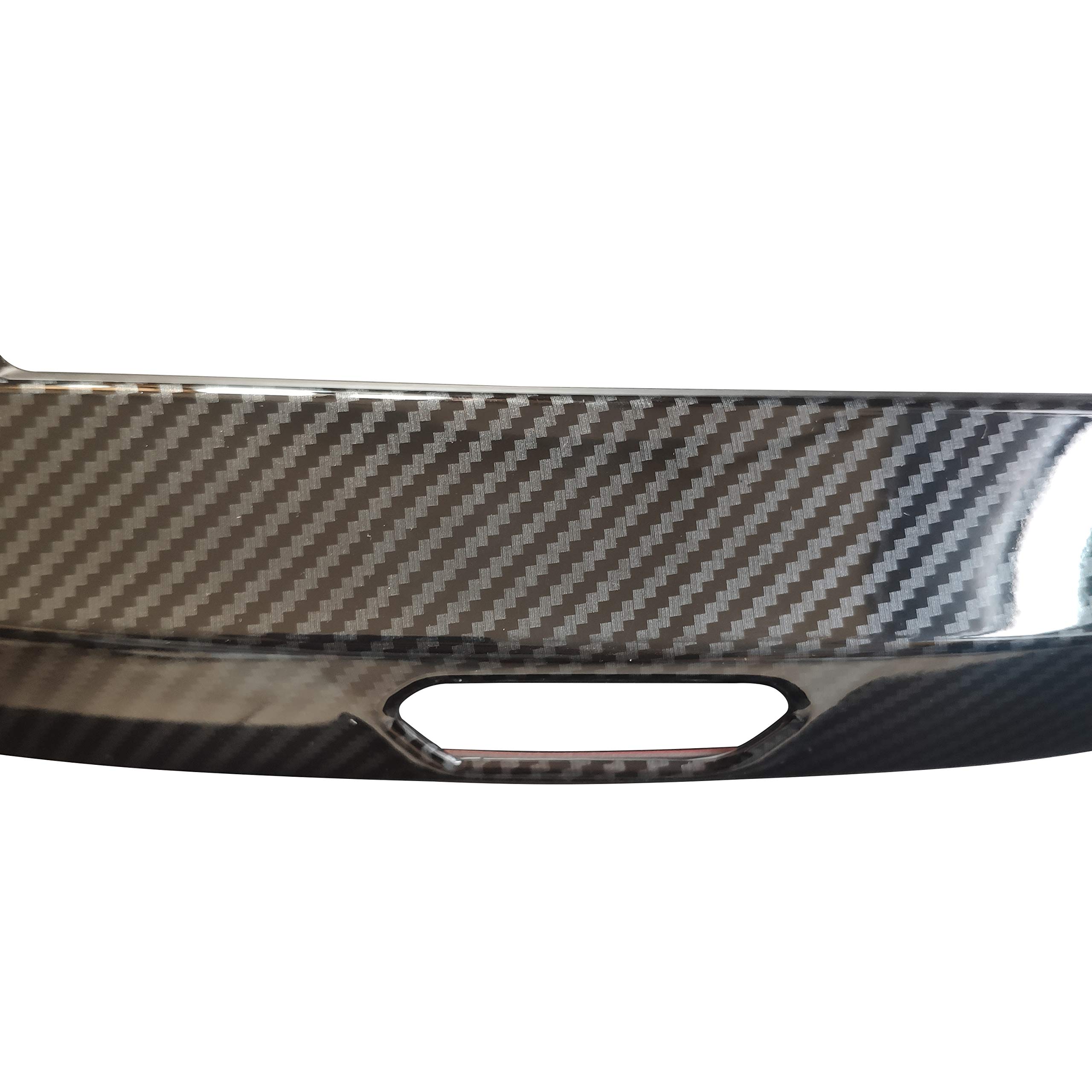 ruihe Carbon Fiber Color Inner Center Navigation Frame Cover Fit for Ford Ranger 2015 2016 2017 2018 2019 2020 2021