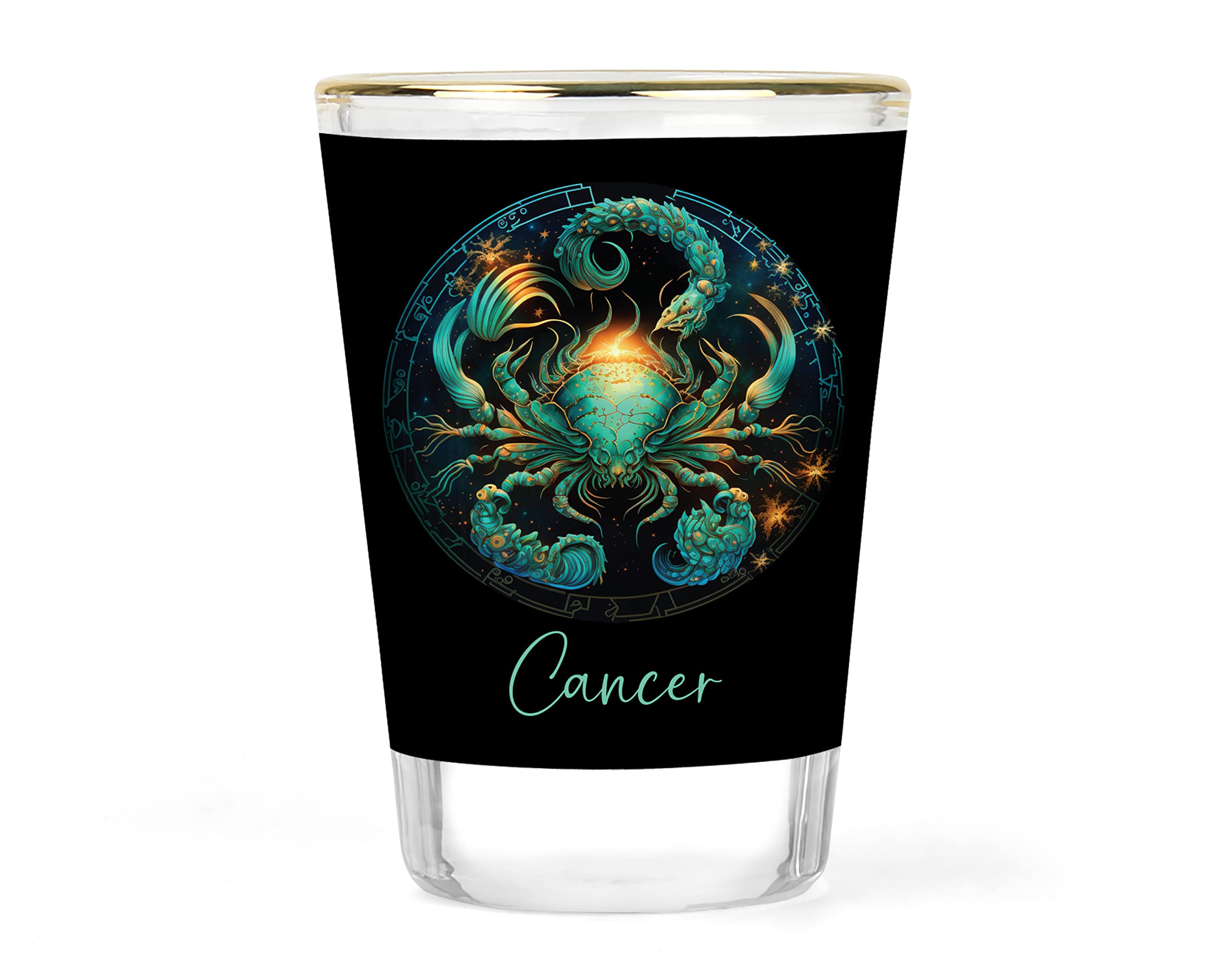 Zodiac Shot Glasses - Horoscope Gift - Aries, Taurus, Gemini, Cancer, Leo, Virgo, Libra, Scorpio, Sagittarius, Capricorn, Aquarius, Pisces