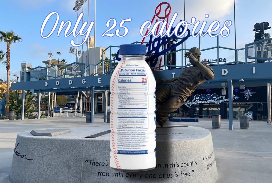 Prime Hydration Drink Limited Edition LA Dodgers, 16.9 Fl Oz, Los Angeles Dodgers Prime Hydration Drink, 6 Bottles