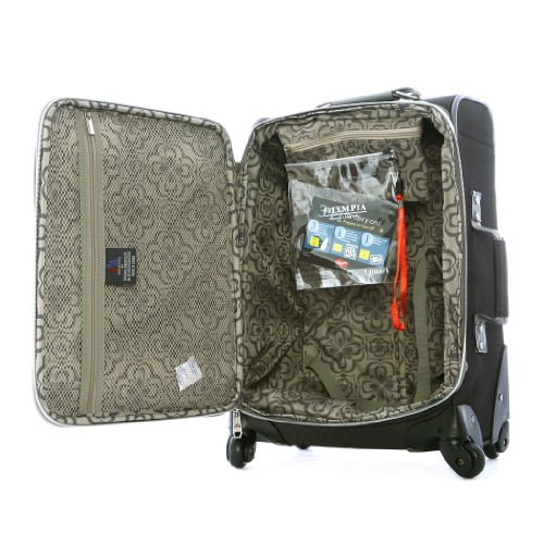 Olympia U.S.A. Skyhawk 26 Inch Expandable Airline Carry-On,Black,One Size
