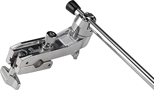 Pearl CH70 Cymbal Boom Attachment Clamp with 15" Solid Boom Arm, Multi-Angle Mounting Clamp, and UniLock Gearless Cymbal Tilter for Splash, Crash, and Effects Cymbals.
