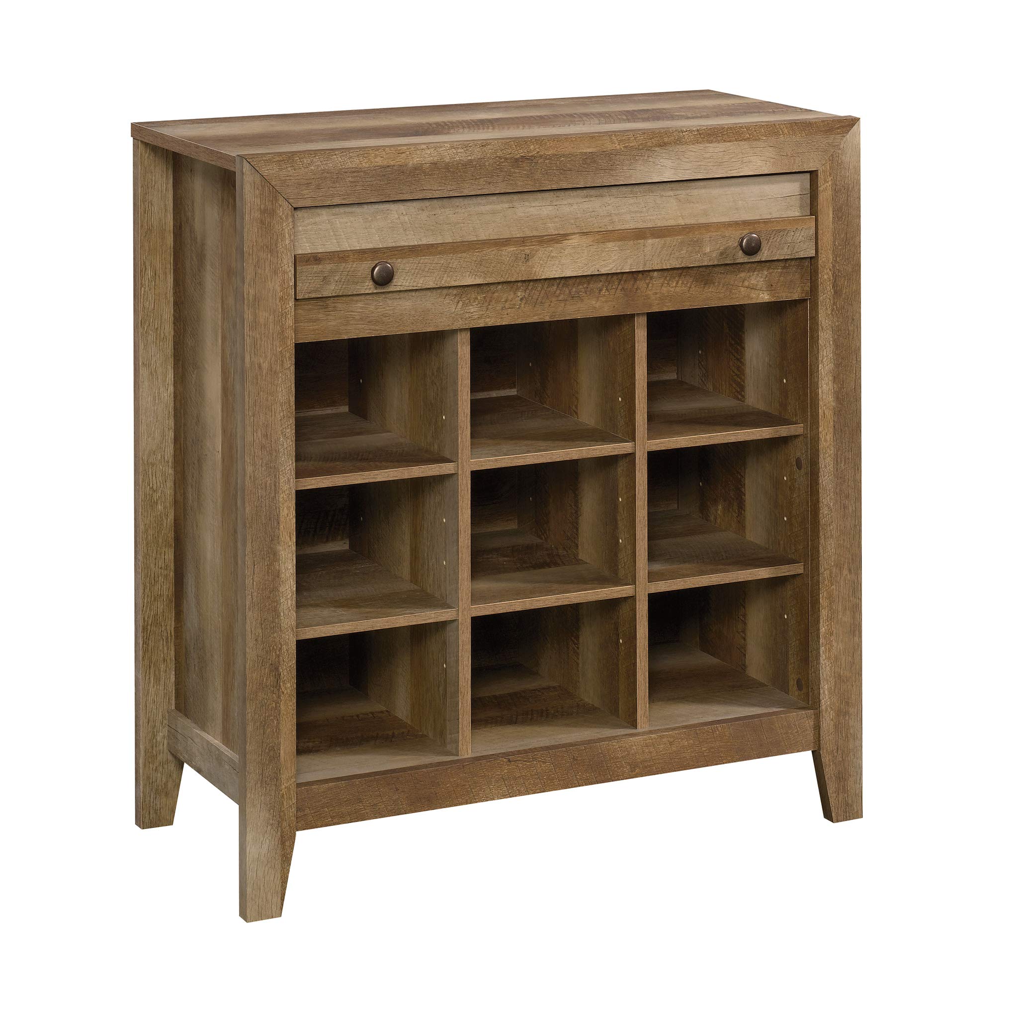 Sauder Dakota Pass Storage, L: 33.78" x W: 15.59" x H: 35.71", Craftsman Oak Finish