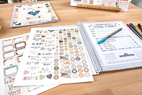 Teacher Created Resources Everyone is Welcome Lesson Planner 8.5 inches X 11 inches