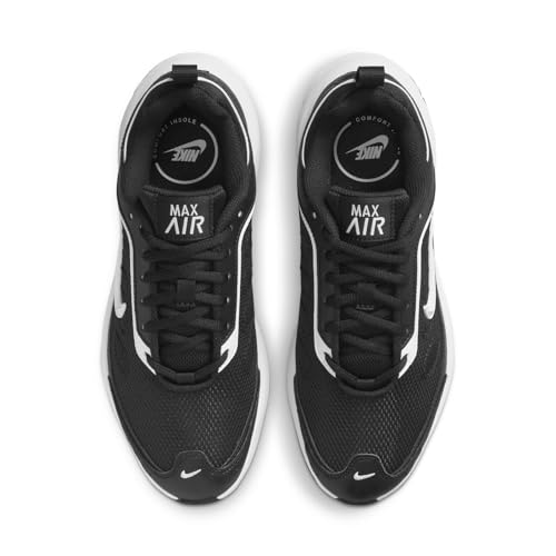 NIKE Women's Running Shoe, Nero Bianco, 10 UK Men/ 7.5 UK Women