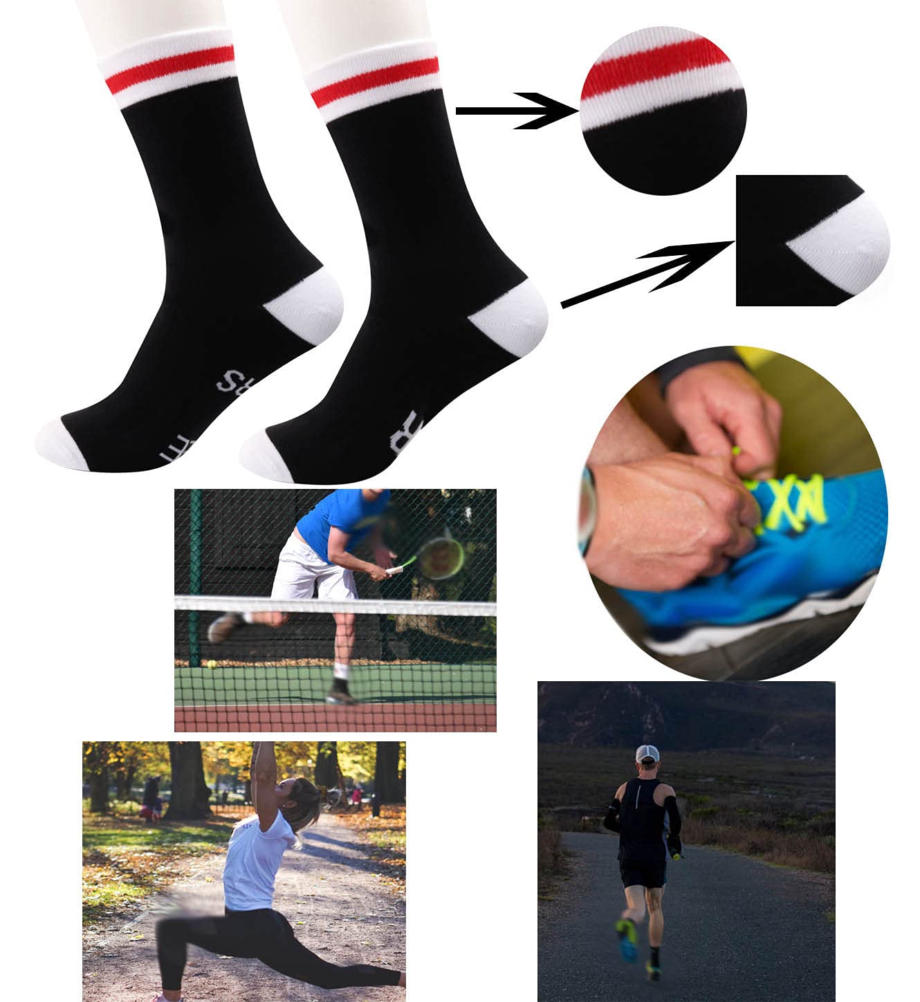 TSOTMO 2 Pairs Sobriety Anniversary Socks Sobriety Gift AA NA Recovery Socks Sober As Encouragement Gift (1 year F)