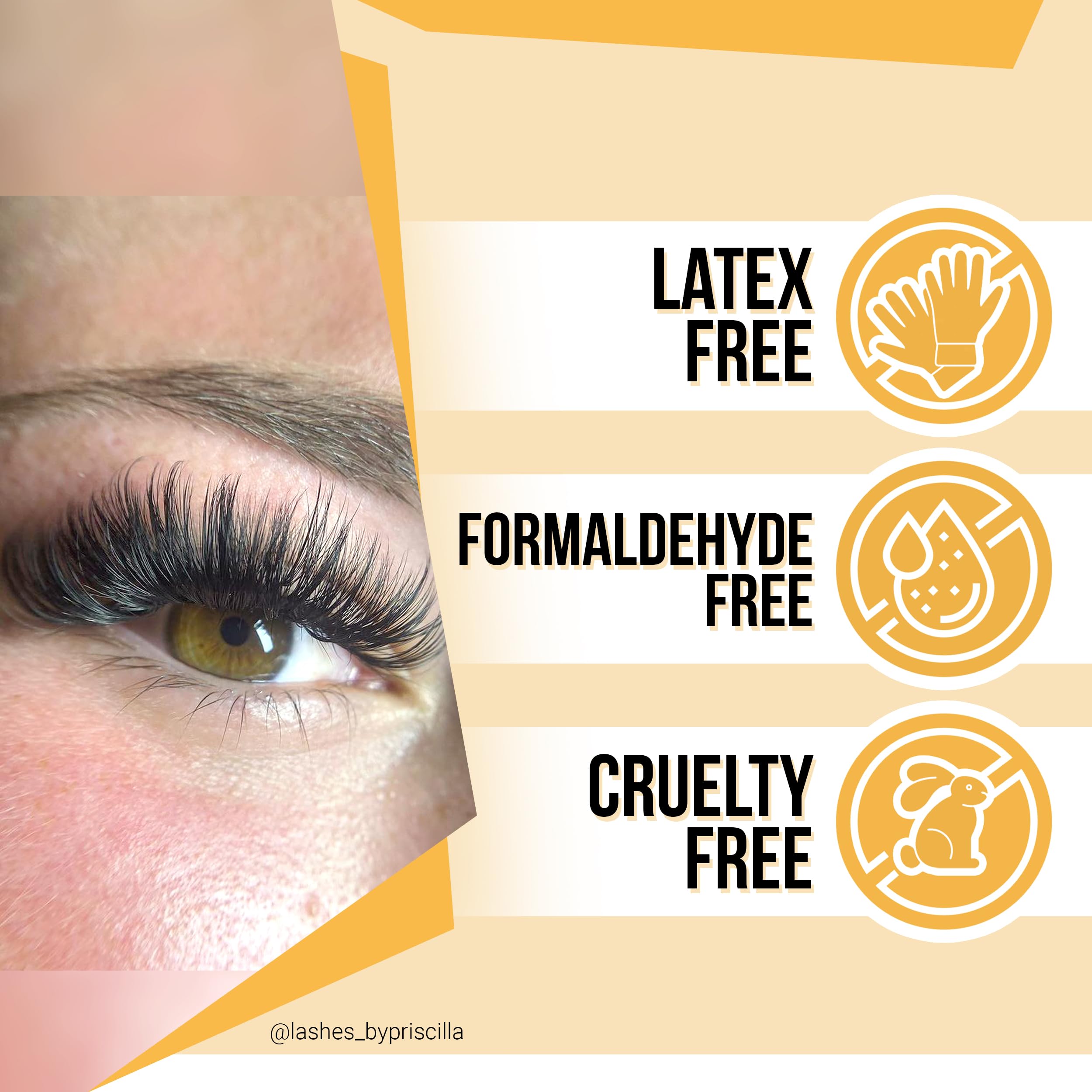 Pro Care Extra Strong Eyelash Extension Glue 5ml-Forabeli/1-2 Sec Drying time/Retention – 8 Weeks Maximum Bonding Power/Black Adhesive for Semi-Permanent Extensions/Professional Lash Supplies