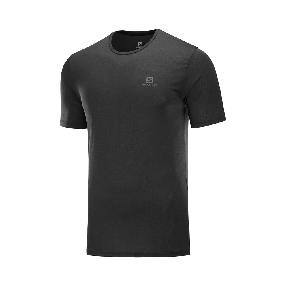 Salomon Men's Agile Training Tee, Black, XL