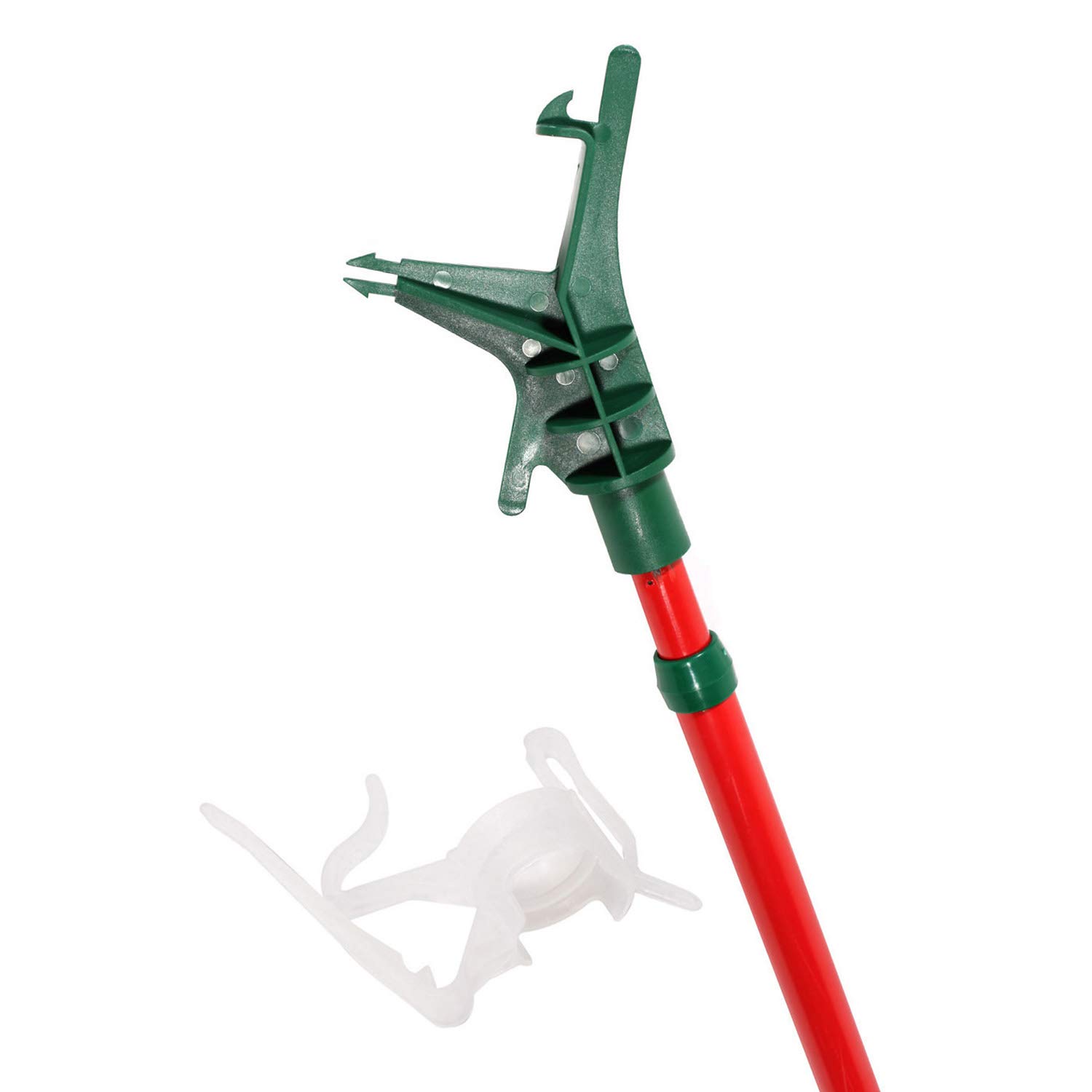 No Ladder 25 Count Clear Gutter and Shingle Clips by Dyno Seasonal Solutions - Each Box Decorates Up to 50'