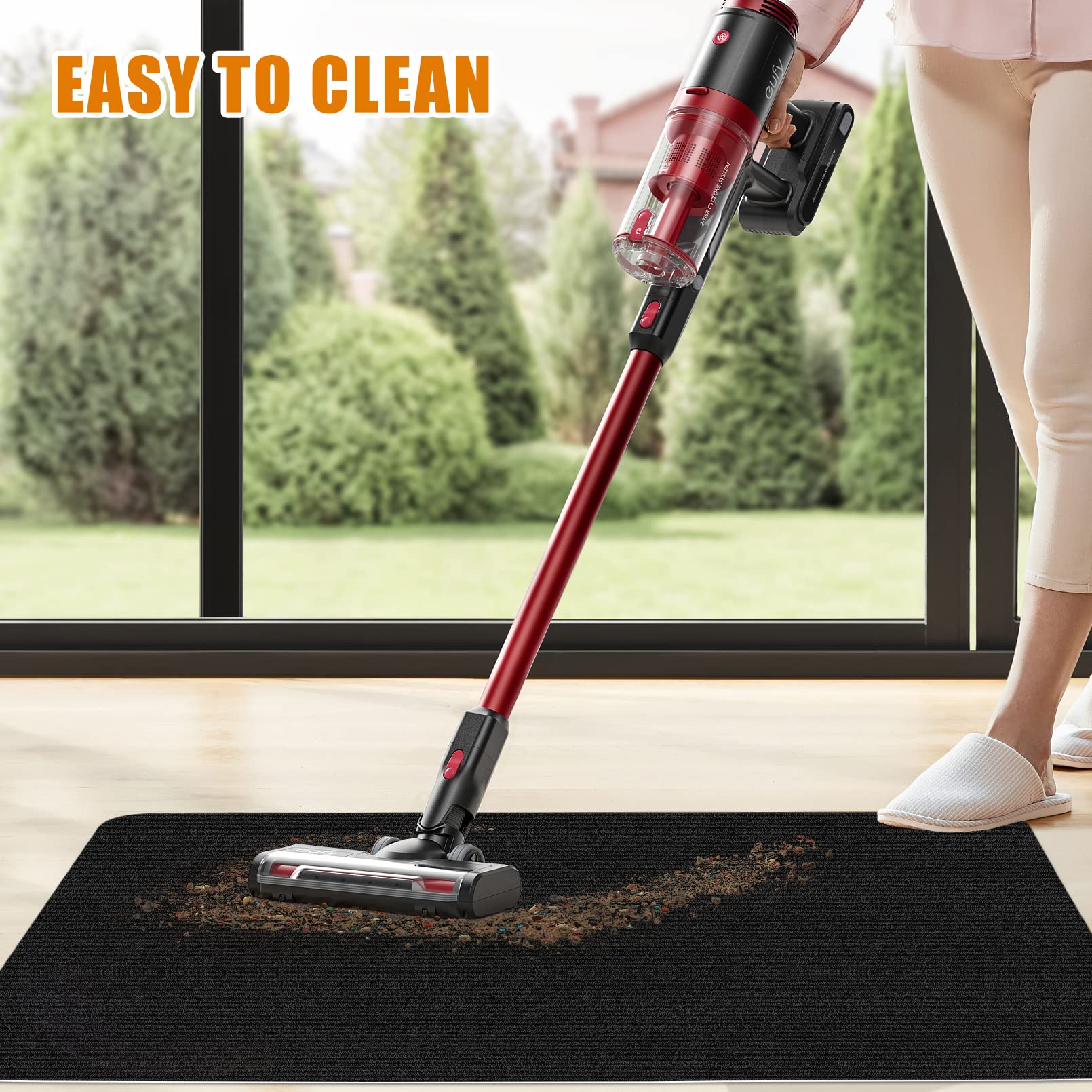 Office Chair Mat for Hardwood & Tile Floor, Computer Gaming Rolling Chair Mat, Under Desk Low-Pile Rug, Large Anti-Slip Floor Protector Rug, Easy to Clean,Coffee(48"x36")