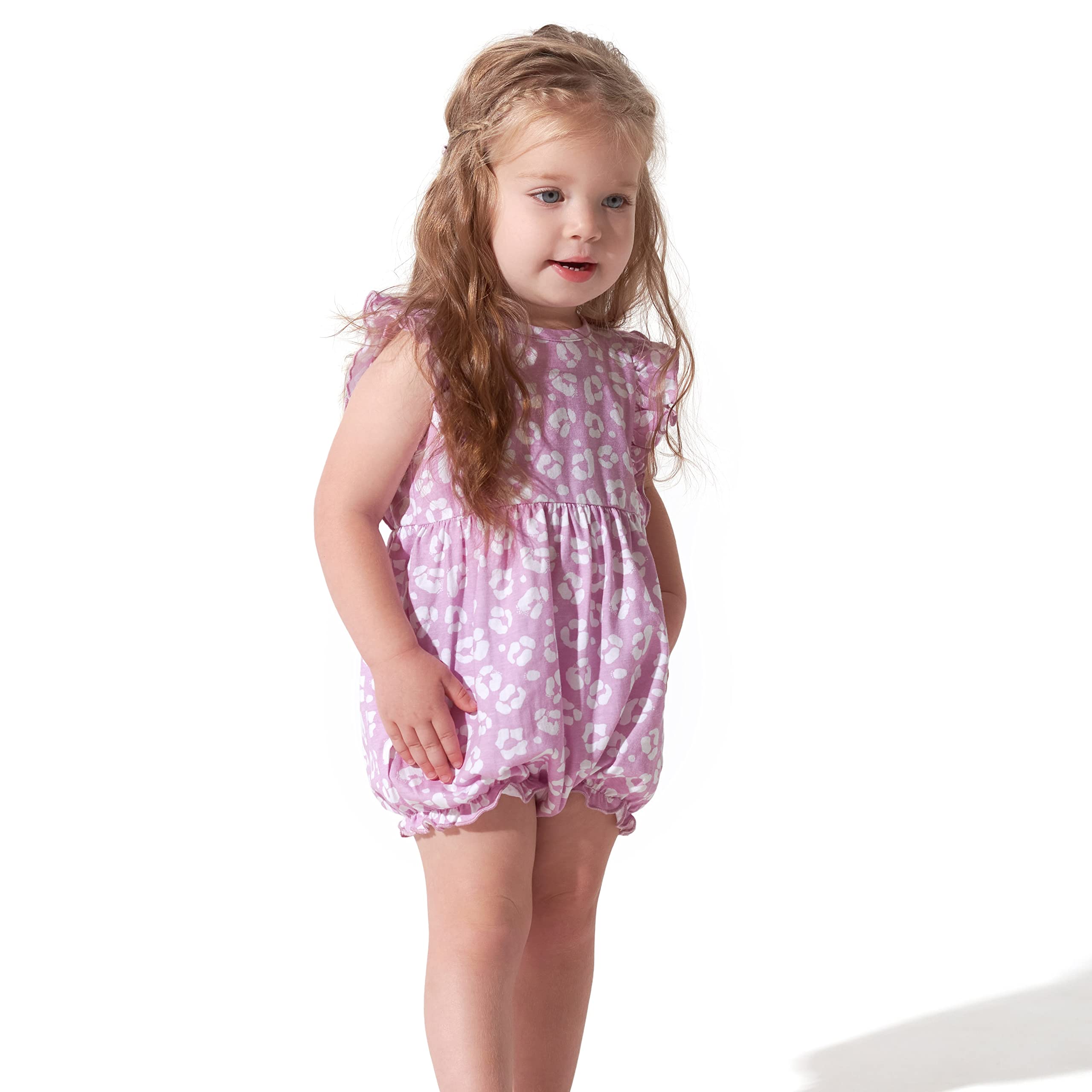 Onesies Brand Baby Girls 3-Pack Romper, Rainbows, 0-3 Months