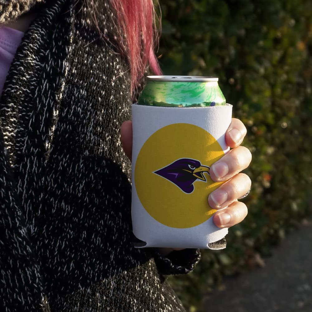 University of Montevallo Secondary Logo Can Cooler - Drink Sleeve Hugger Collapsible Insulator - Beverage Insulated Holder