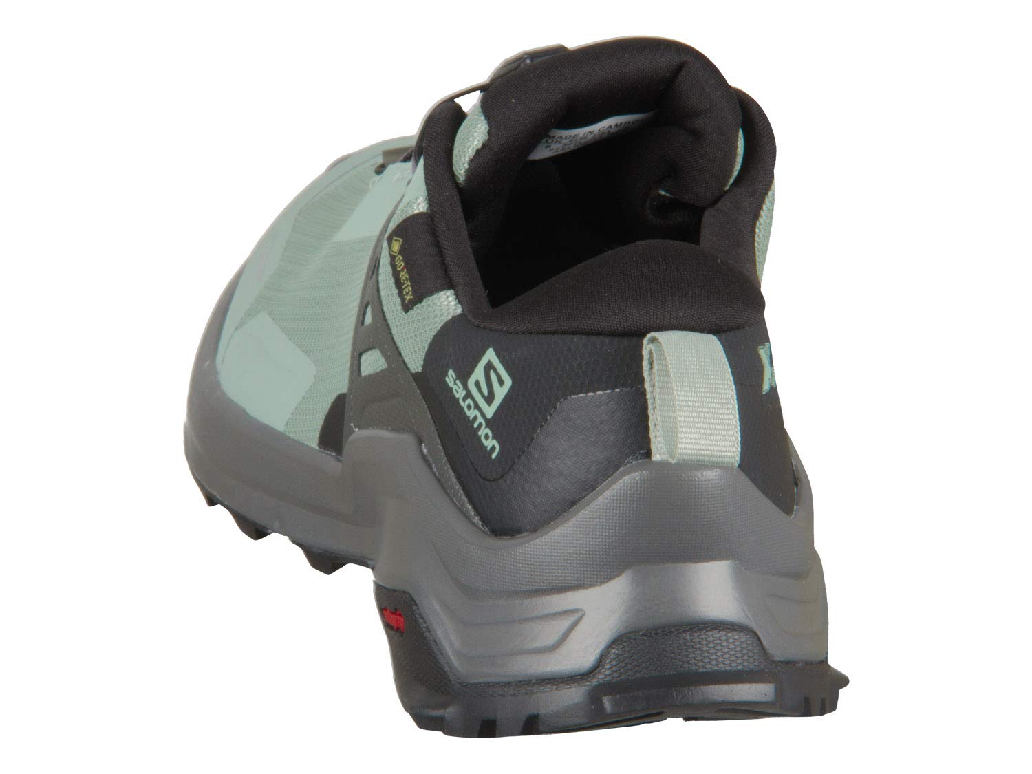 Salomon X Raise Gore-TEX Hiking Shoes for Women, Quail/India Ink/Flint, 7