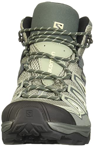 Salomon X Ultra MID 3 AERO Hiking Boots for Women, Shadow/Urban Chic/Bleached Sand, 7.5