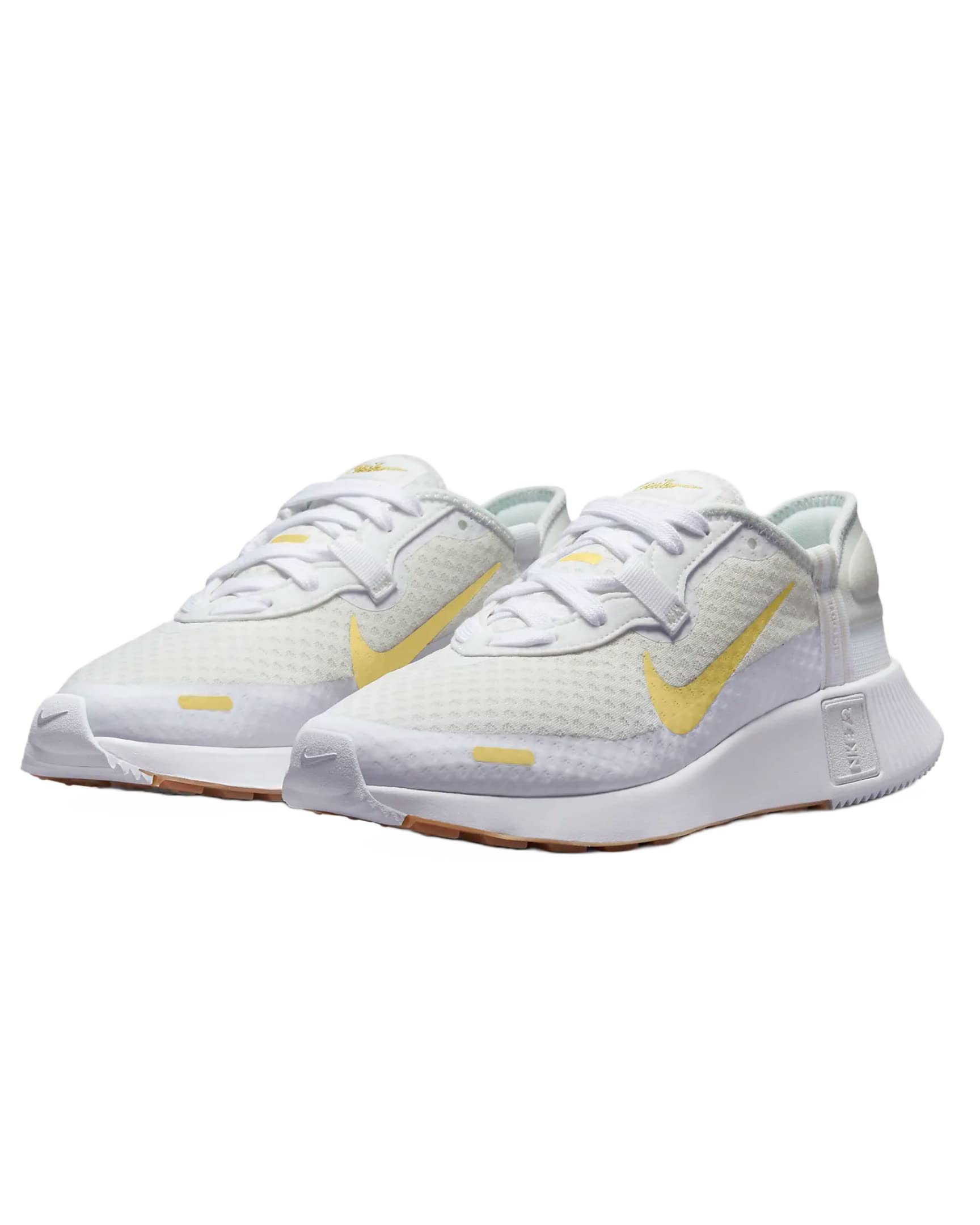 Nike Women's Reposto 106, White/Summit White/Gum Light Brown/Saturn Gold, 7 M US