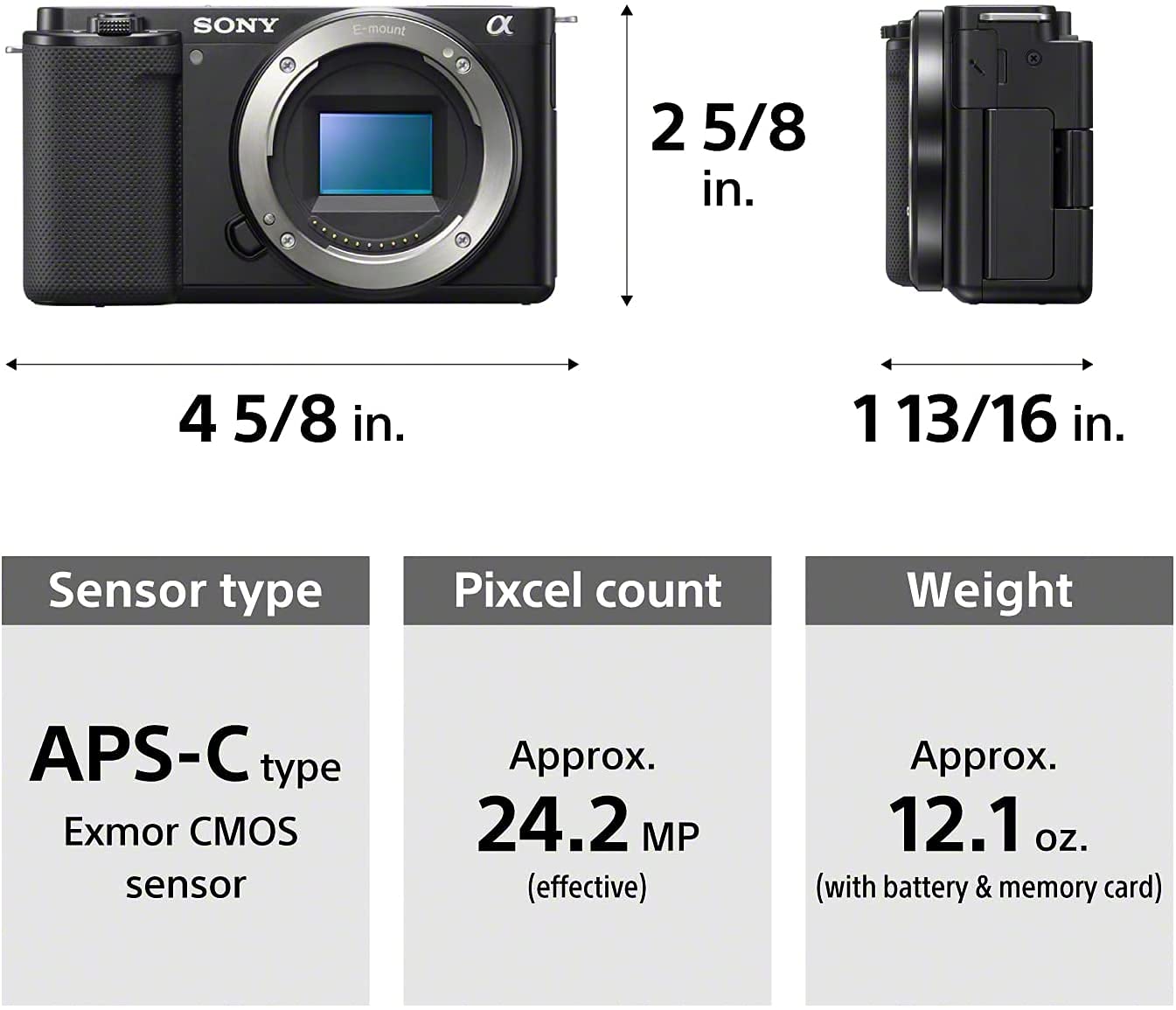 Sony Alpha ZV-E10 Mirrorless Vlog Camera & 16-50mm Lens Bundle with Water Resistant Bag, Flexible Tripod + More | Sony ZV-E10