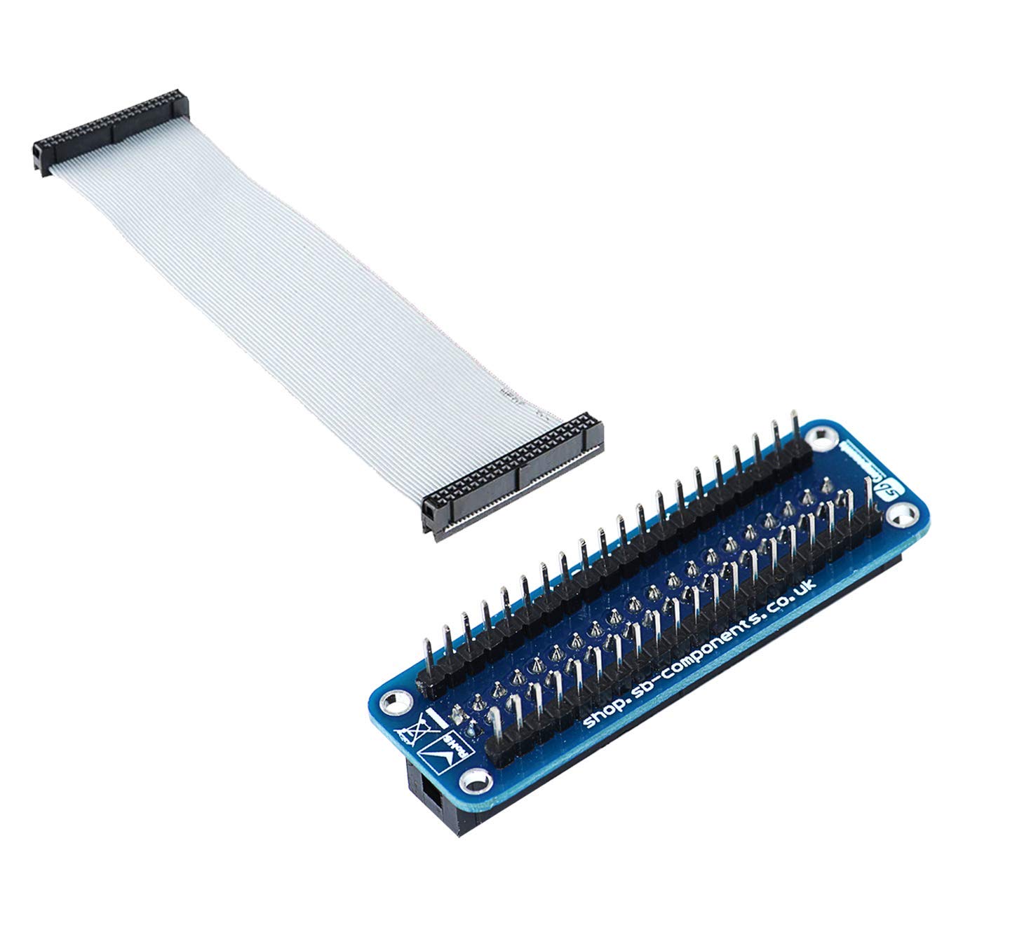 sb components Breadboard Breakout for Raspberry Pi Development Expansion Board Module Breakout Breadboard Adapter for Raspberry Pi 4B/3B+/3B/2B/B+/A+/Zero and Zero W, Raspberry Pi Breadboard Breakout