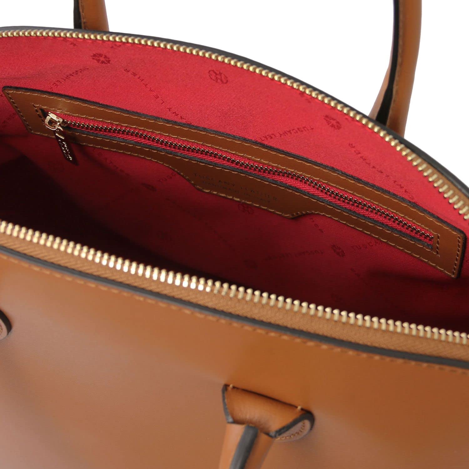 Tuscany Leather TL KeyLuck - Leather tote - TL142212 (COGNAC)
