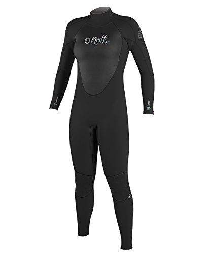 O'Neill Wetsuits Women's Epic 3/2 mm Full Suit (Black, 6)