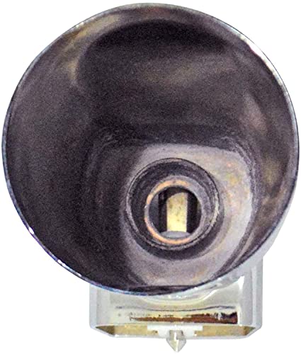 Tub Spout with Front Diverter, 1/2 inch IPS Female Front End Thread, 5-1/4 inch Overall Length, for 4 inch to 4-3/8 inch Length Galvanized Pipe Nipple, Polished Chrome Finish