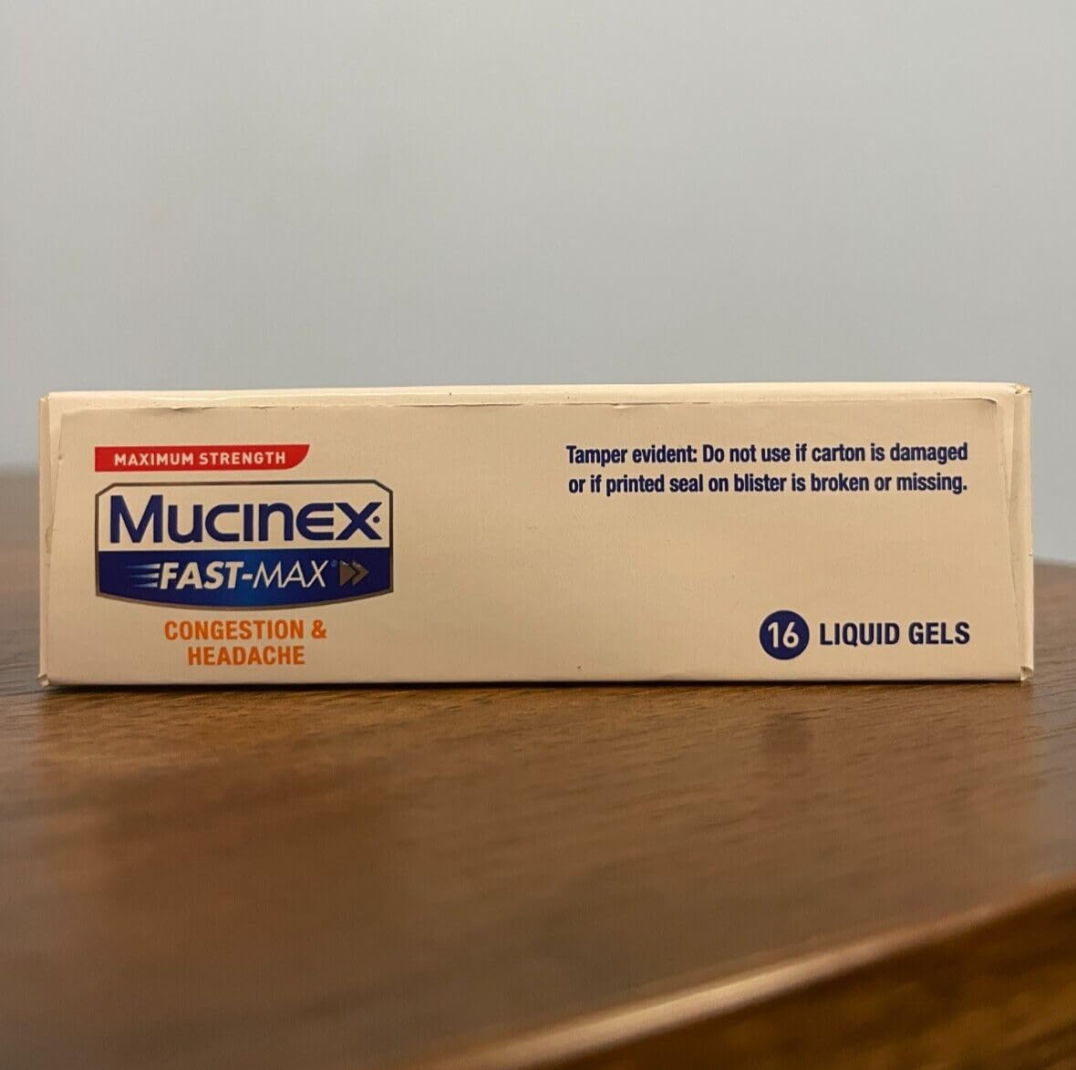 Mucinex Fast-Max Liquid Gels - Congestion & Headache 16 Ct.