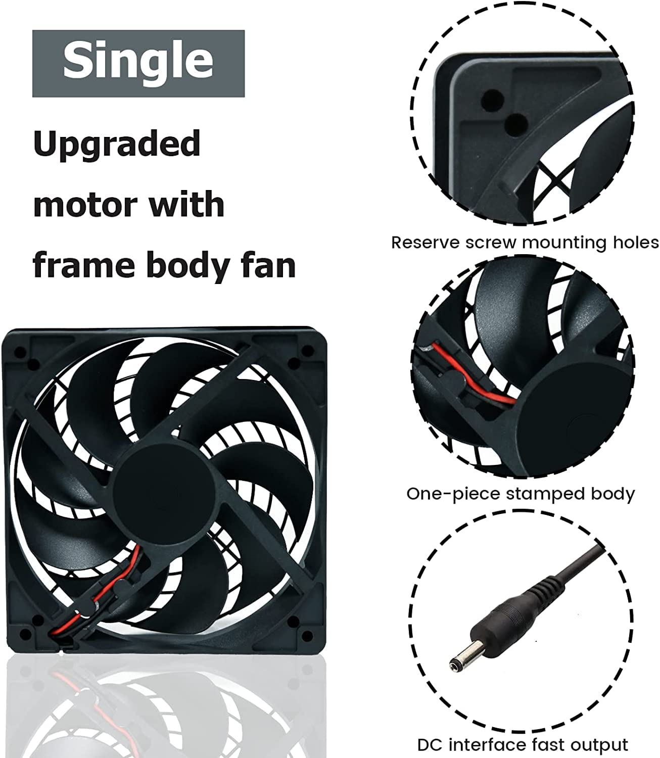 Solar Panel Fan Kit, JINHOMSOLAR 10W Dual Fan with 6.5Ft/1.9 m Cable for Small Chicken Coops, Greenhouses, Doghouses,Sheds,Pet Houses, Window Exhaust