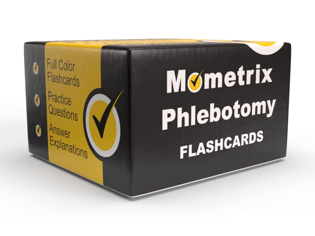 Phlebotomy Study Cards 2023-2024: Phlebotomy Exam Review and Training with Practice Test Questions [Full Color Cards]