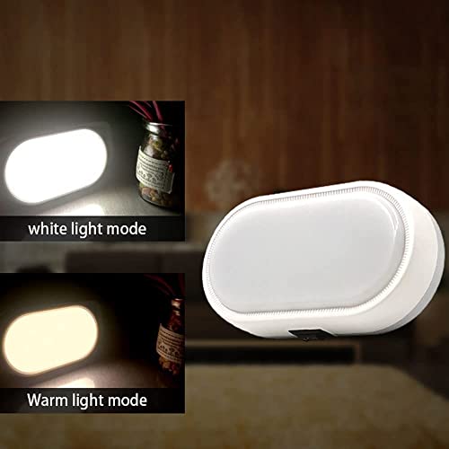 Nightlight,Button Switch, Warm Light + White Light, 0.6W, 220V, Modern and Simple, Suitable for Babies, Children, Children's Rooms, Corridors and Other Scenes (1 Pack
