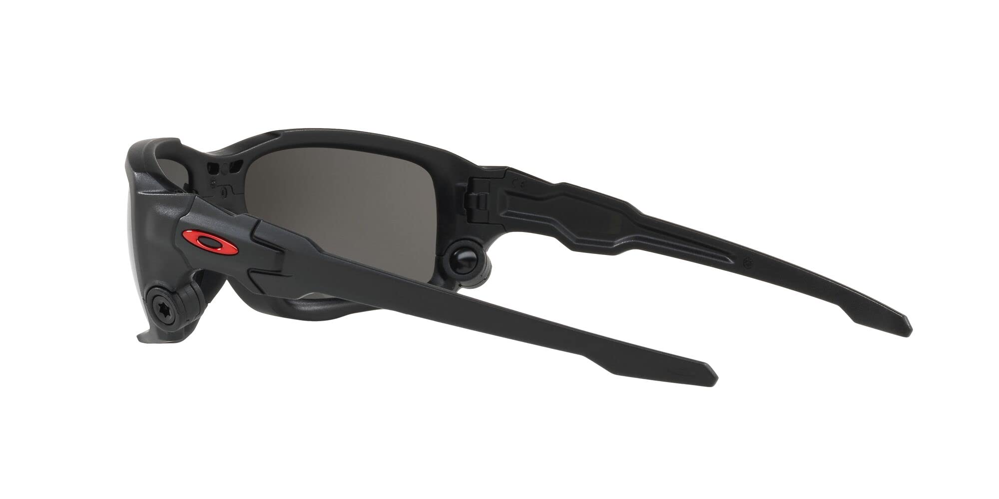 Oakley Men's OO9329 Ballistic Shocktube Rectangular Sunglasses, Matte Black/Black Iridium, 61 mm