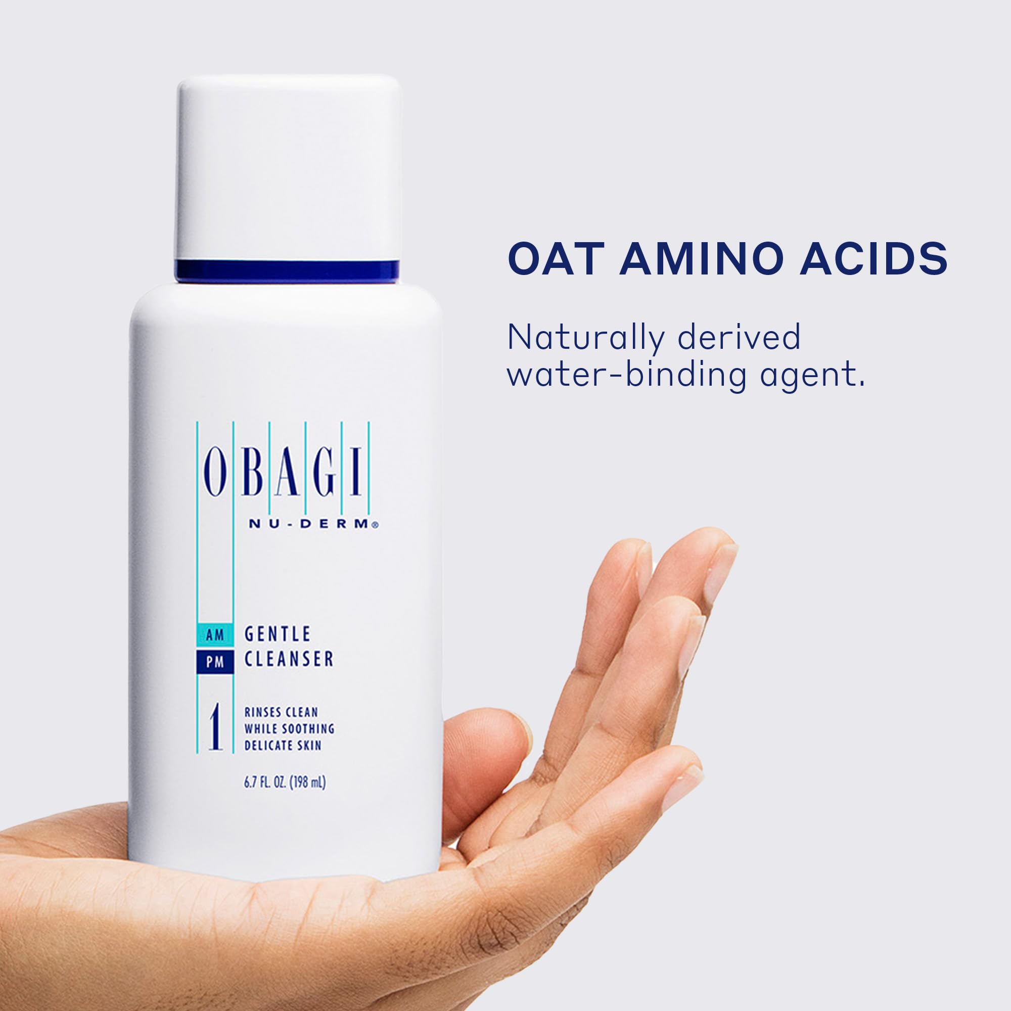 Obagi Nu-Derm Gentle Cleanser β Mild Face Cleanser that Removes Daily Impurities & Build-Up For Normal to Dry & Sensitive Skin β 6.7 oz