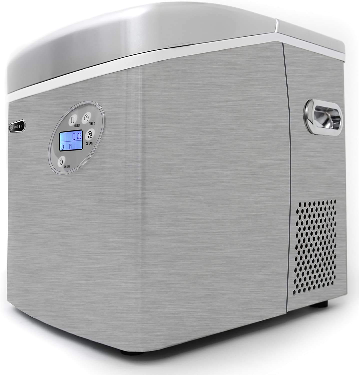 Whynter IMC-491DC Portable 49lb Capacity Stainless Steel with Water Connection Ice Makers + iSpring ICEK Ultra Safe Fridge Water Line Connection and Ice Maker Installation Kit