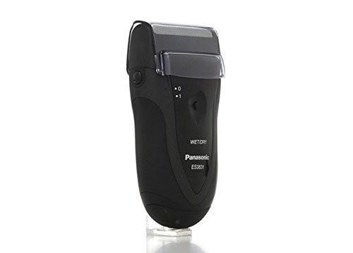 Panasonic ES 3831 K Men's Electric Razor Bundle: Cordless Wet/Dry Shaver + 4AA Battery Pack + BluebirdSales Deluxe Cleaning Cloth