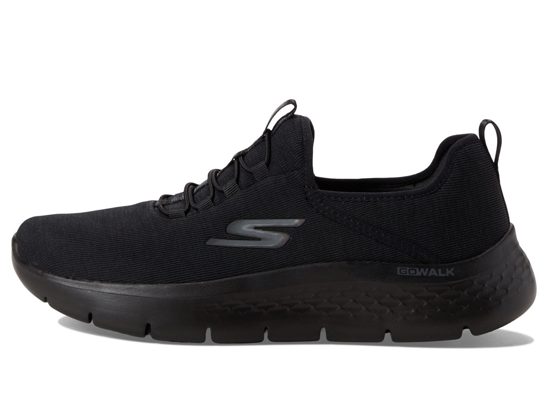 Skechers Women's GO Walk Flex-Lucy Sneaker, Black/Black, 9