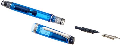 Pilot Fountain Pen Custom Heritage 92, Transparent Blue Body, FM-Nib (FKVH-15SRS-TL-FM)