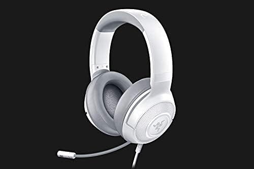 Razer Kraken X - Multi-Platform Wired Gaming Headset (Bendable Cardiod Microphone, Custom-Tuned 40mm Drivers, 3.5mm Connection, Oval Ear Cushions, Adjustable Headband) Mercury