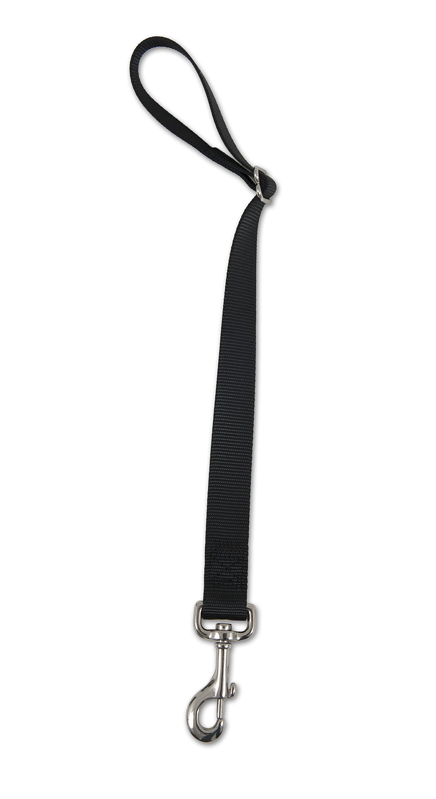 Petmate 11483 Seat Belt Loop Tether for Pets, Medium/Large, Black