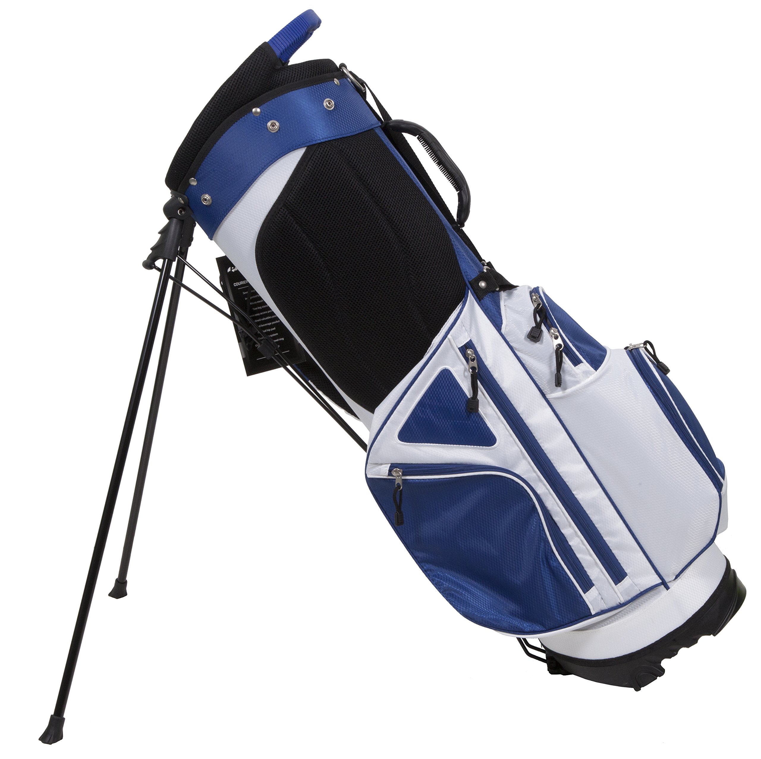 Pinemeadow Golf Courier 3.0 Stand Bag, Blue/White